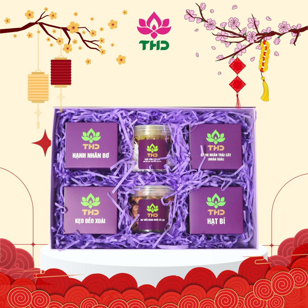 Tet 2024 gift box - Purple